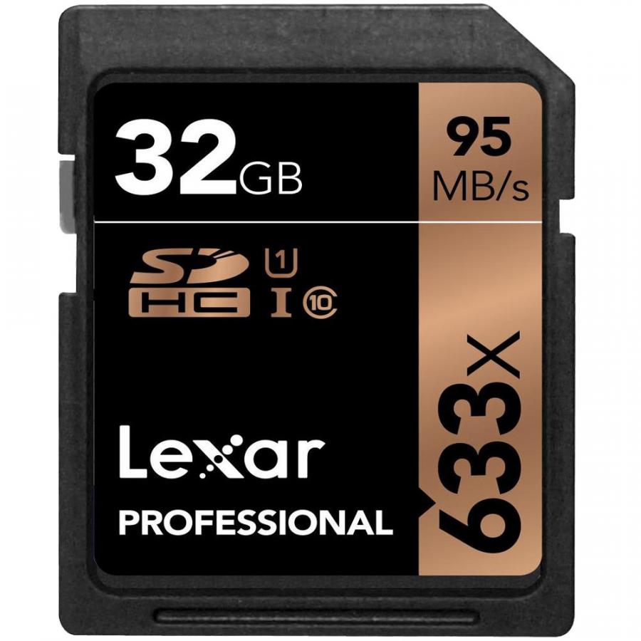 Lexar Professional 32GB 633X SDHC/SDXC UHS-I U1/U3 95MB/s | PRO.Laika